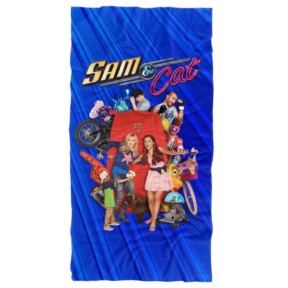 Sam & Cat Beach Towel, 30"x60", Show Poster Beach Towel - Walmart.com