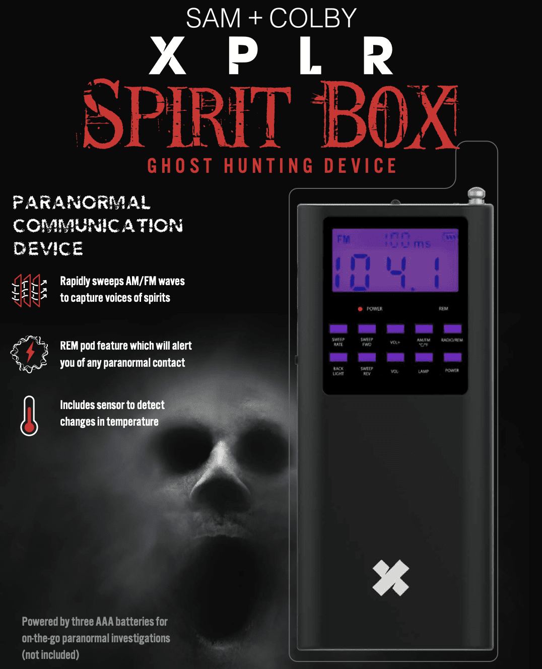 Sam + Colby XPLR Spirit Box, Ghost Hunting, Paranormal Communication ...