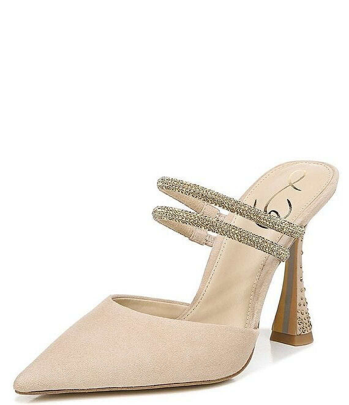 Sam Edelman Agustina Sesame Slip On Spool Heel Pointed Closed Toe ...