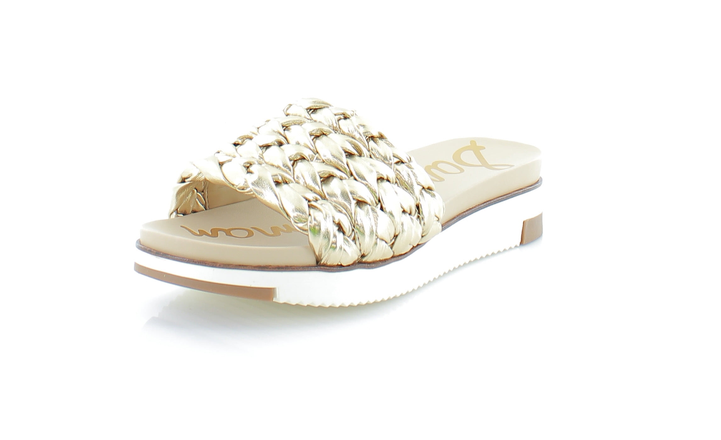 Sam Edelman Ainslie Women's Sandals & Flip Flops Gold Leaf Size 5 M ...