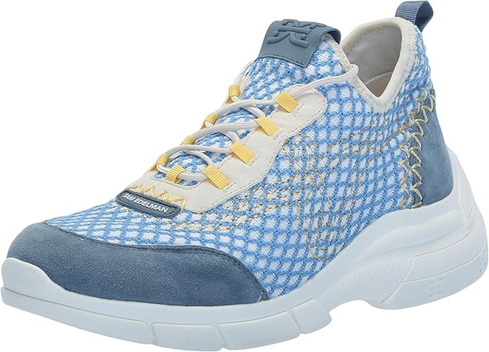 Sam Edelman Chelsie Summer Sky/Blue Mist/Modern Ivory Lace Up Low Top ...