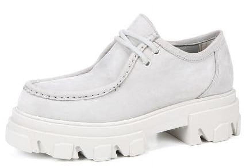 Sam Edelman Danice Alloy Light Grey Chunky Block Heel Lug Sole Slip On ...