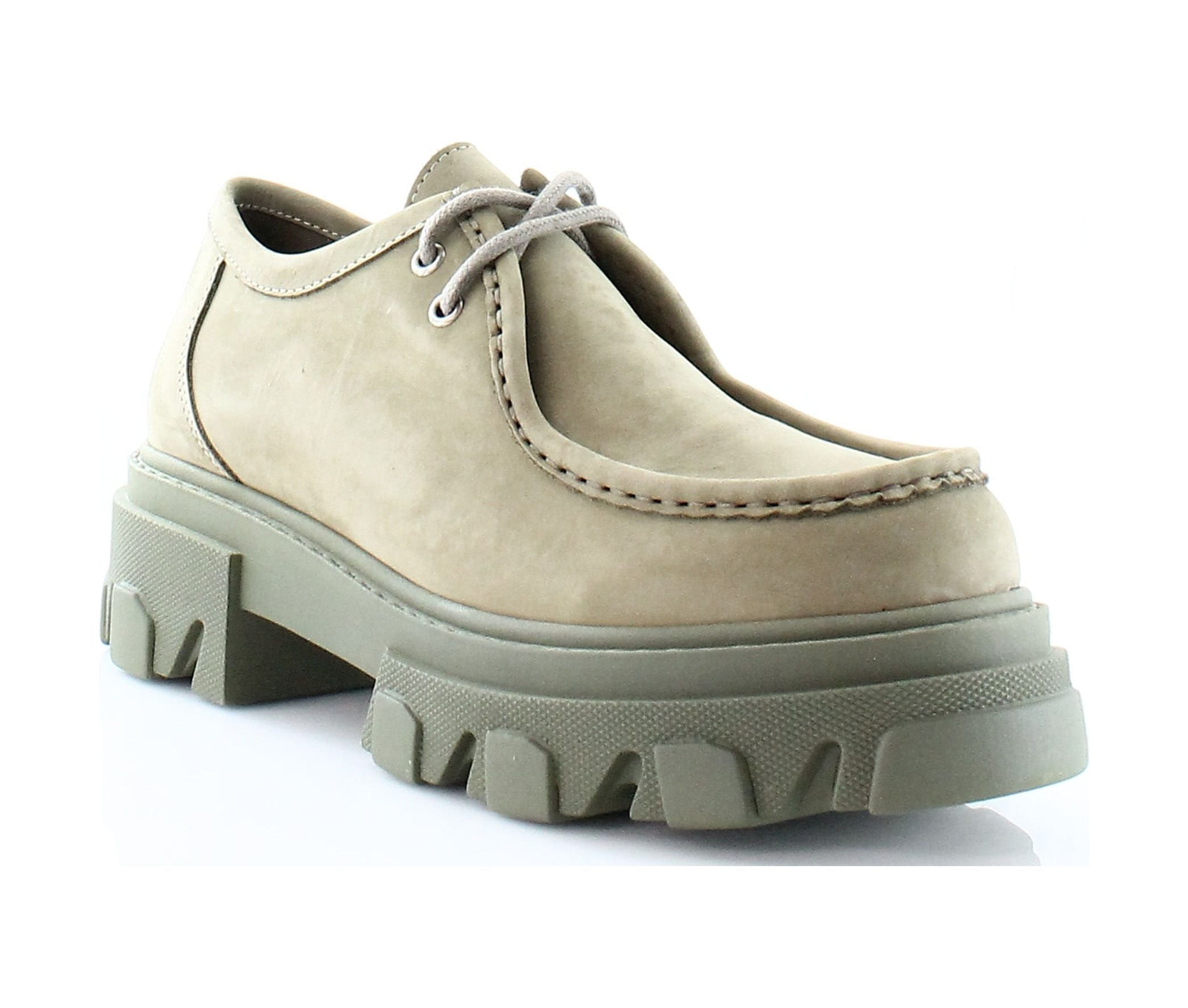 Sam Edelman Danice Green Chunky Block Heel Lug Sole Heel Lug Sole Lace ...