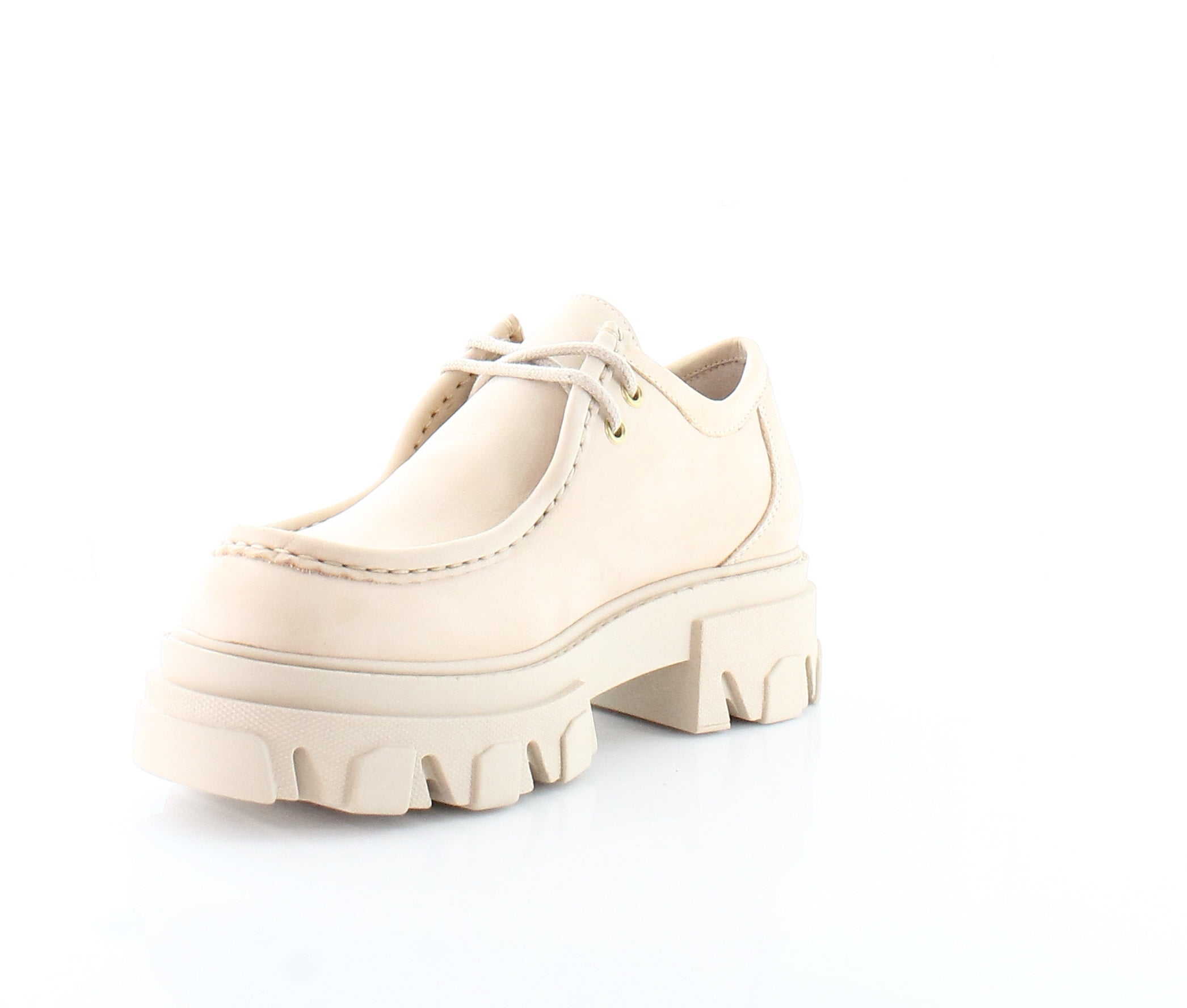 Sam Edelman Danice Powder Blush Chunky Block Heel Lug Sole Lace Up ...