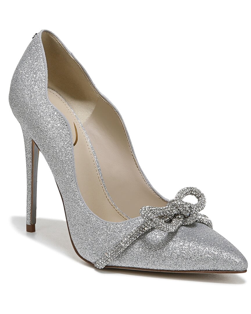 Sam Edelman Women's Deela Pumps Silver Glitter 10M - Walmart.com