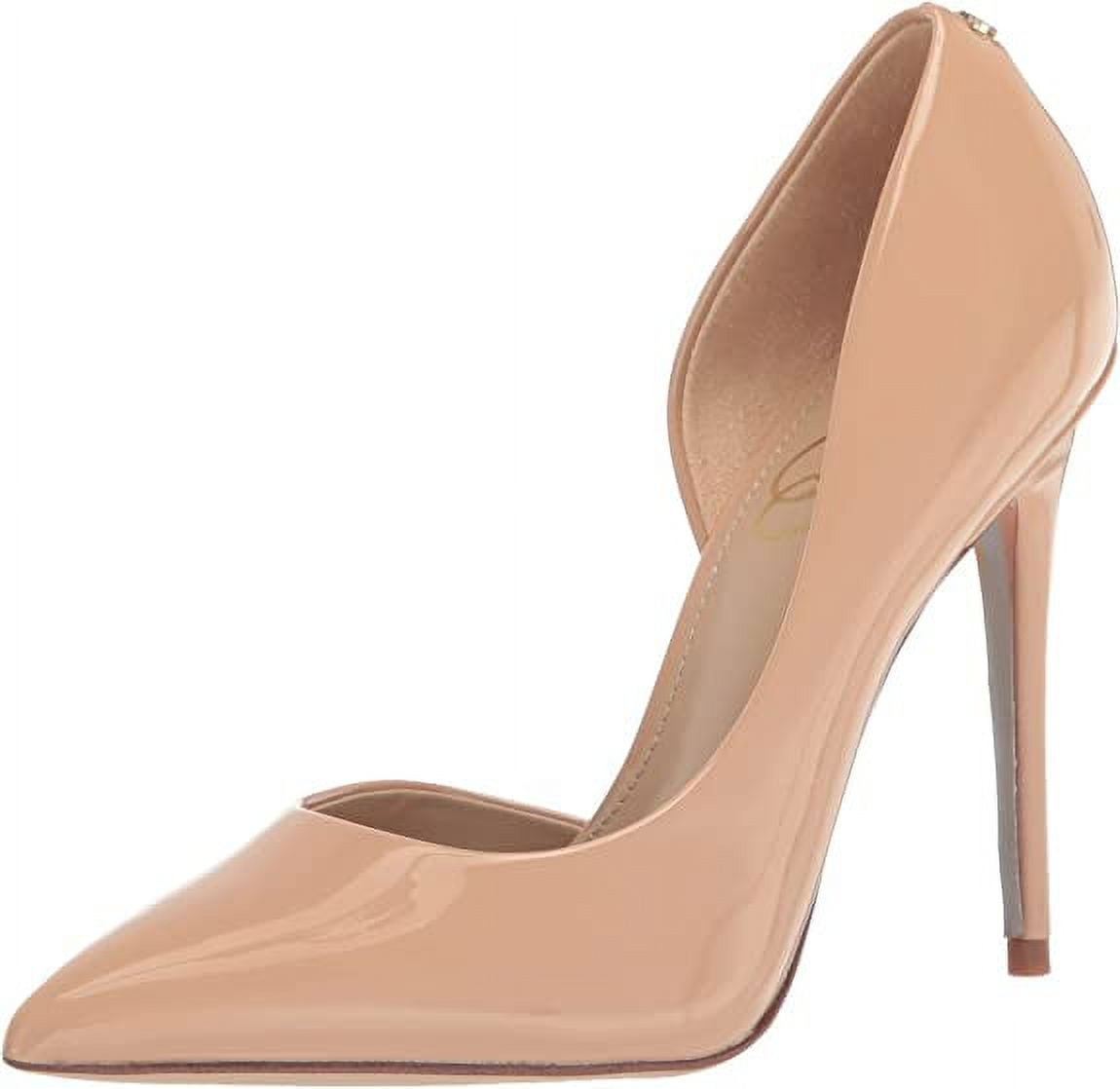 Sam Edelman Delores Beige Blush Pointed Toe Stiletto Heel Slip On Fashion Pumps (Beige Blush, 8 ...