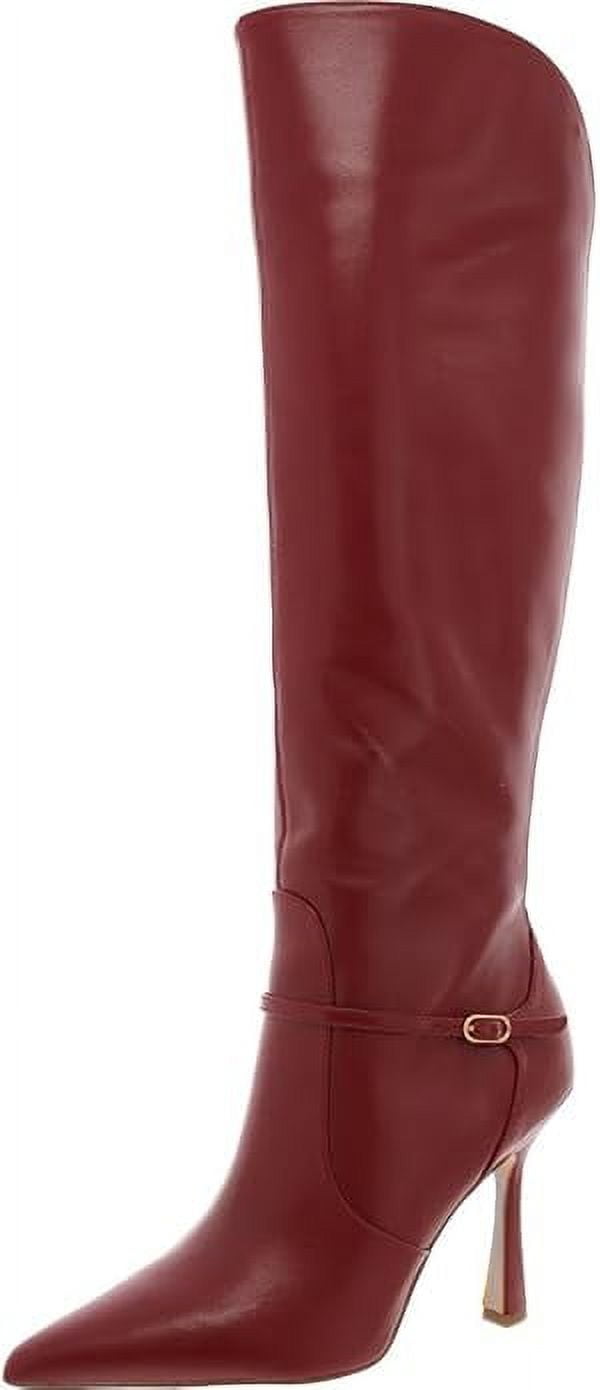 Sam Edelman Elia Cabernet Red Pointed Toe Stiletto Heeled Over The Knee ...