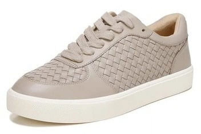 Sam Edelman Emma Mink Grey Lace Up Rounded Toe Woven Detailed Low Top ...
