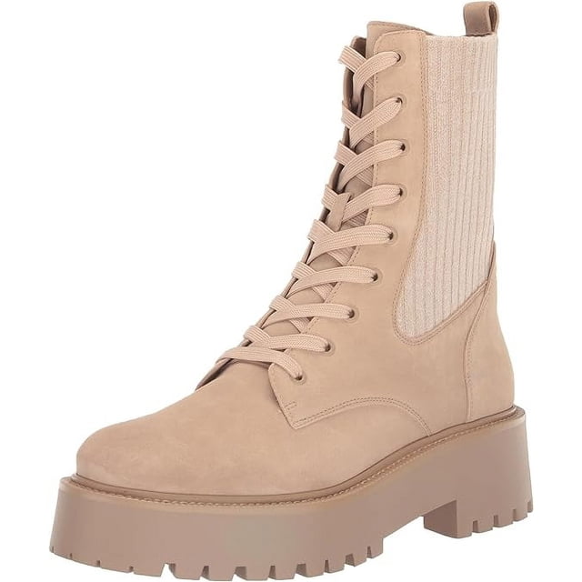 Sam Edelman Women's Evina Combat Boot Sesame 8.5M - Walmart Business ...