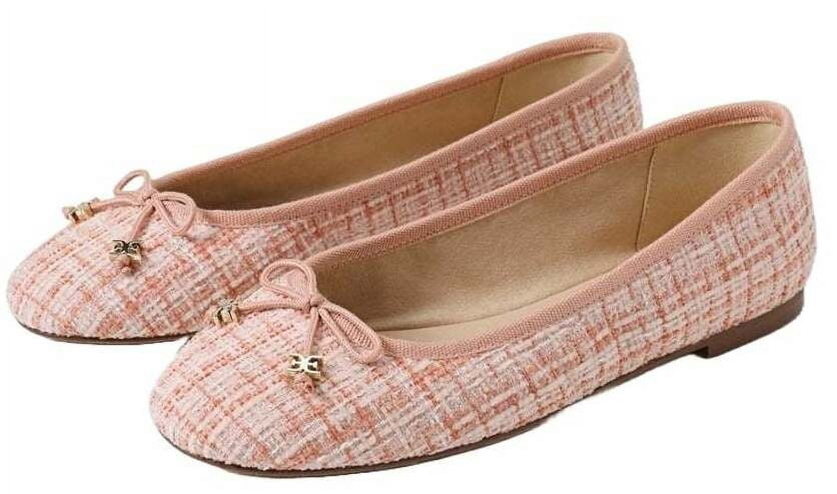 Sam Edelman Felicia Pink Salt Multi Luxe Slip On Round Toe Flexible ...