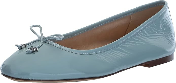 Sam Edelman Felicia Robin Egg Blue Slip On Rounded Toe Flexible Ballet ...