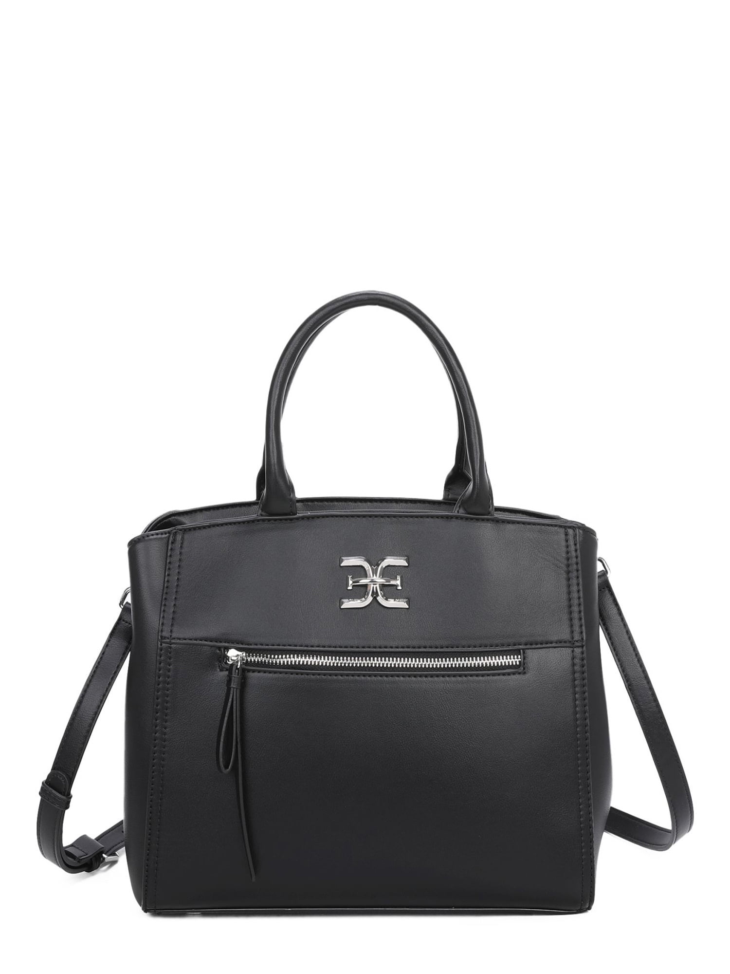Sam Edelman Giana Satchel With Crossbody Handbag, Black - Walmart.com