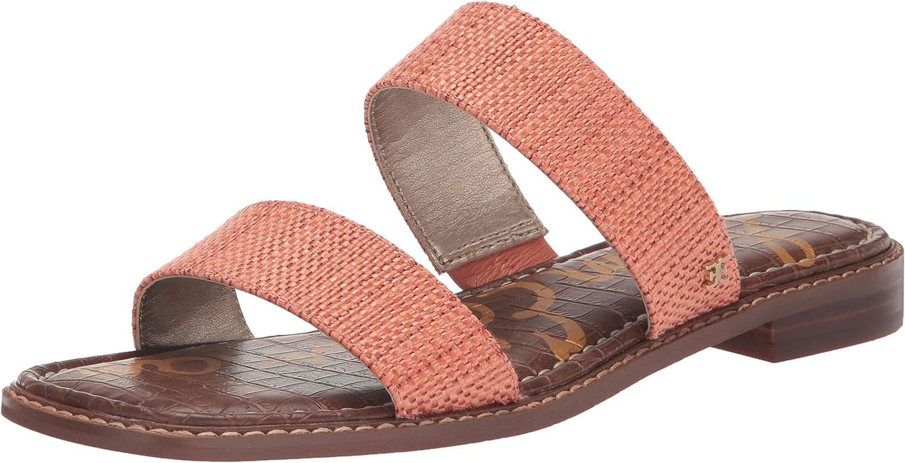 Sam Edelman Haydee Stucco Pink Fashion Slip On Open Toe Heeled Slides ...