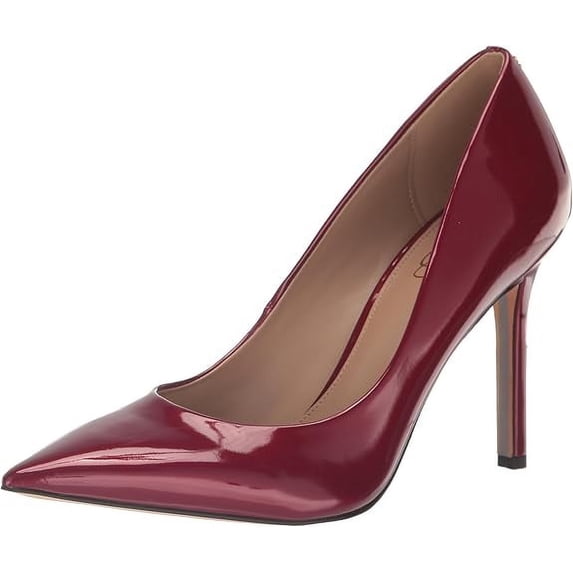 Sam Edelman Hazel Holly Red Stiletto Heeled Shoes Pointed Toe Wide ...