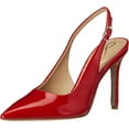 Sam Edelman Hazel Sling Ruby Red Pointed Toe Stiletto Heeled Fashion ...