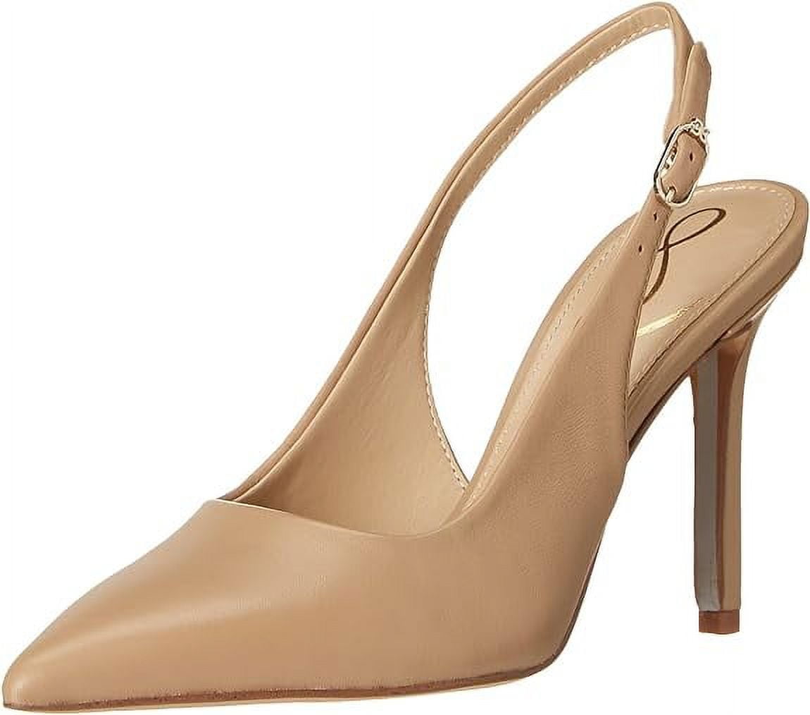 Sam Edelman Hazel Sling Soft Beige Pointed Toe Stiletto Heel Fashion ...