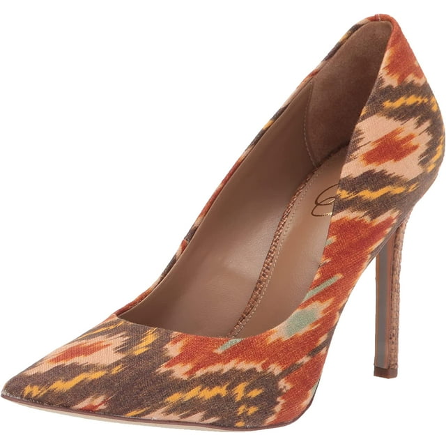 Sam Edelman Hazel Sunset Orange Multi Stiletto Heel Pointy Toe Slip On ...