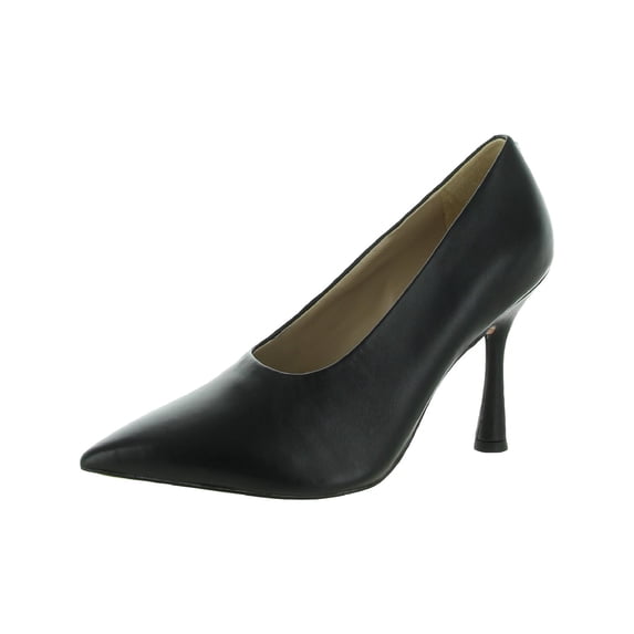 Sam Edelman Hilton Black Spool Heel Pointed Toe Slip On Fashion Leather ...