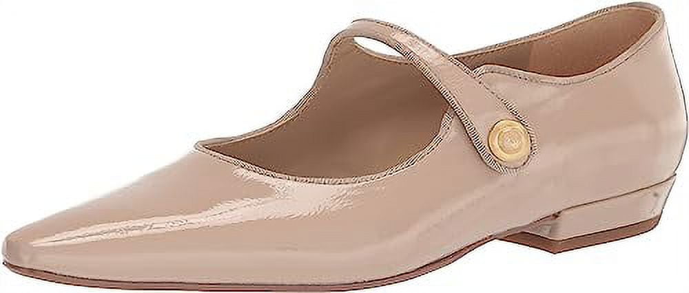 Sam Edelman Jene Chai Latte Mary Jane Button Vamp Strap Pointy Toe Low ...