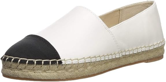 Sam Edelman Krissy White Black/Classic Rounded Cap Toe Slip On ...