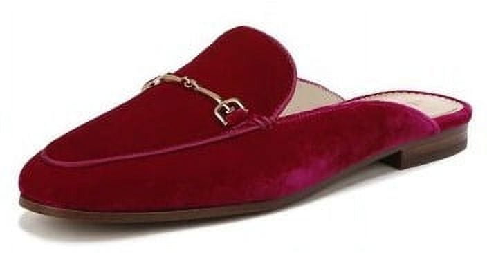 Sam Edelman Linnie Raspberry Embellished Slip On Almond Toe Flat Heeled ...