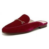 Sam Edelman Linnie Raspberry Embellished Slip On Almond Toe Flat Heeled ...