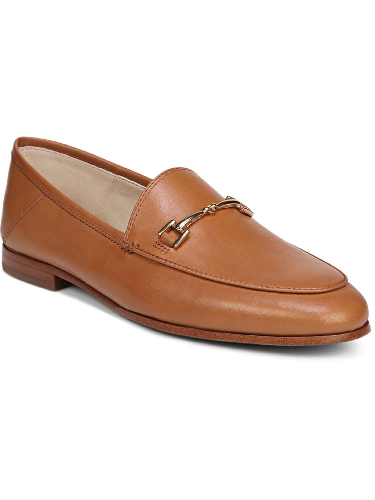 Sam Edelman Loraine Saddle Smooth Leather Almond Toe Slip On Stacked ...