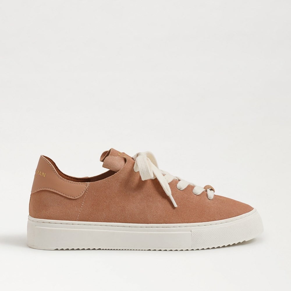 Sam Edelman Poppy Tuscan Clay Lace-Up Chunky Platform Low Top Flats ...