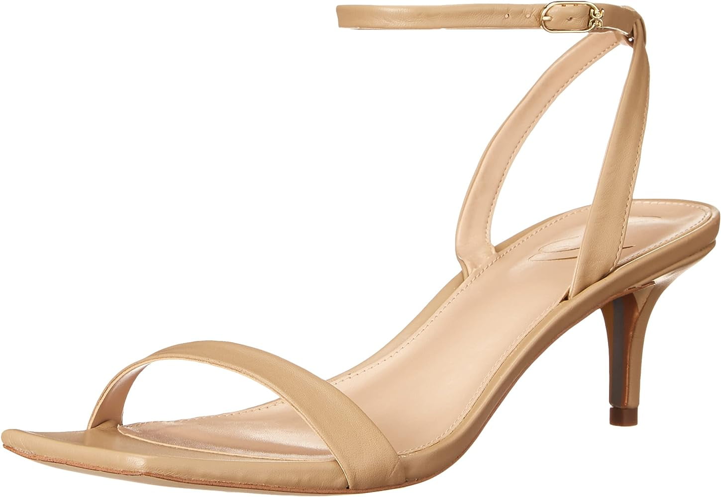 Sam Edelman Rayelle Beige Ankle Strap Open Toe Kitten Heeled Dress ...