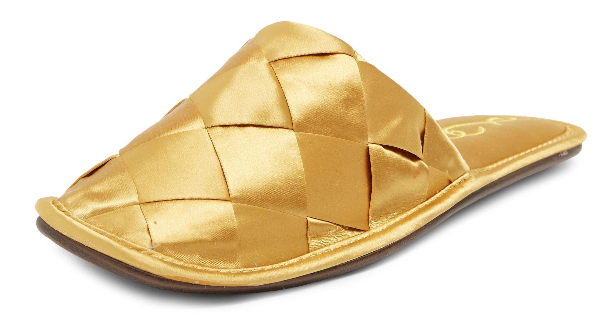 Sam Edelman Rhys Golden Yellow Slip On Rounded Toe Chic Style Mules ...