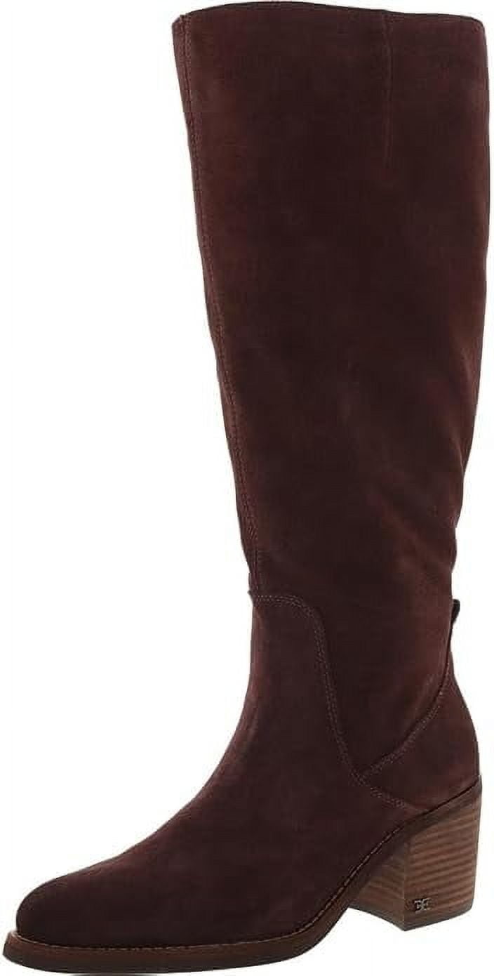 Sam Edelman Women's Soyer Knee High Boot Cafe Noir Wide Calf 7M ...