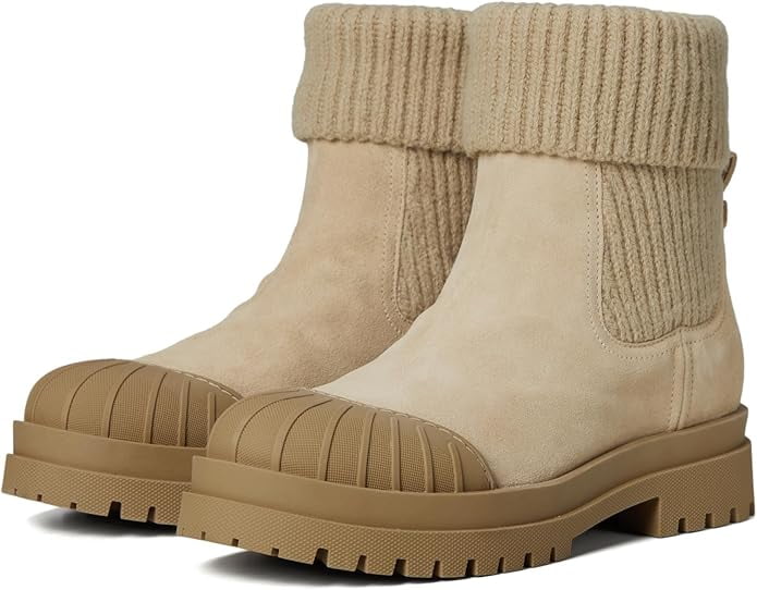 Sam Edelman Steele Oat Rounded Toe Pull On Chunky Lug Sole Chelsea ...