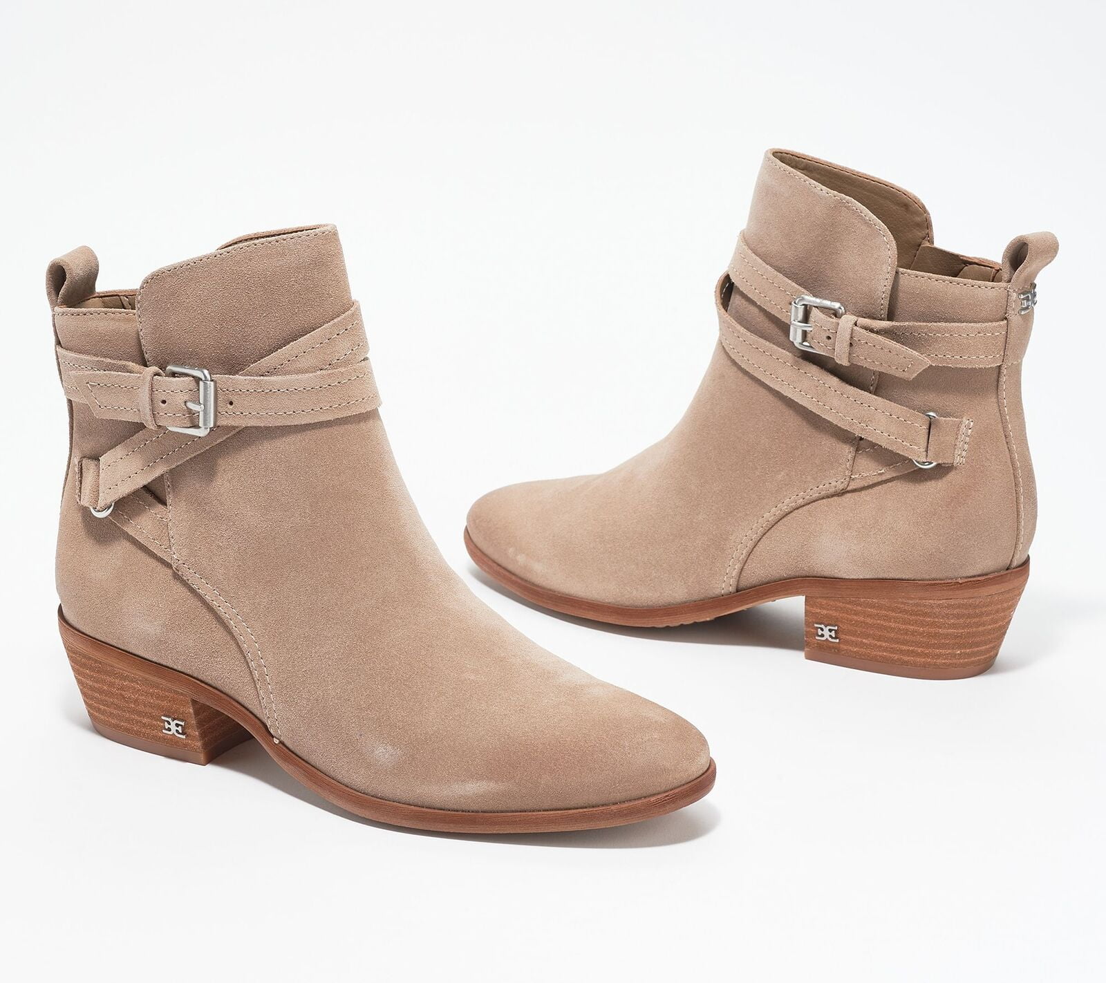 Sam Edelman Suede Ankle Boots - Polina 11 M - Walmart.com