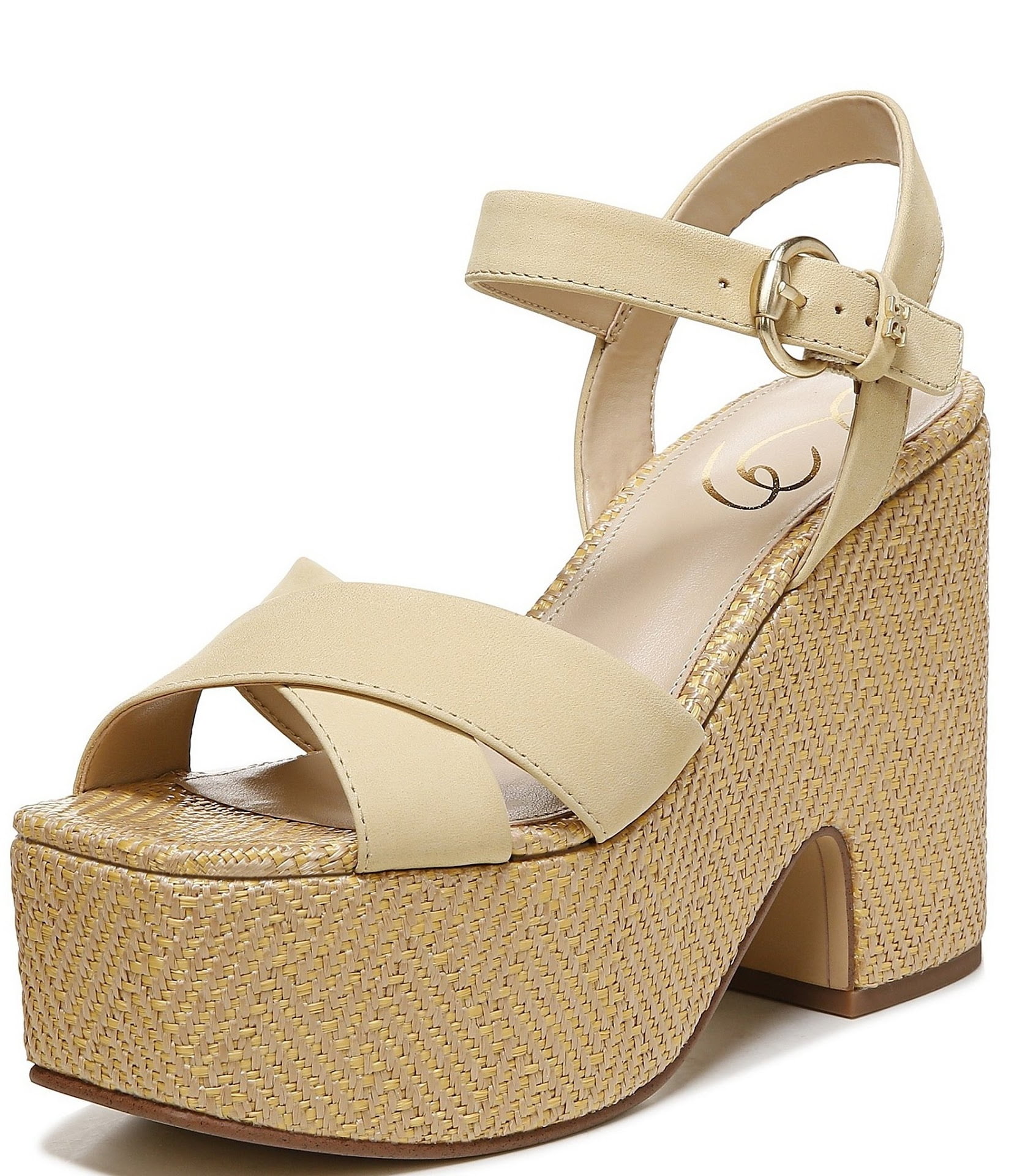 Sam Edelman Trianna 2 Desert Sun Square Toe Block Heel Ankle Strap ...