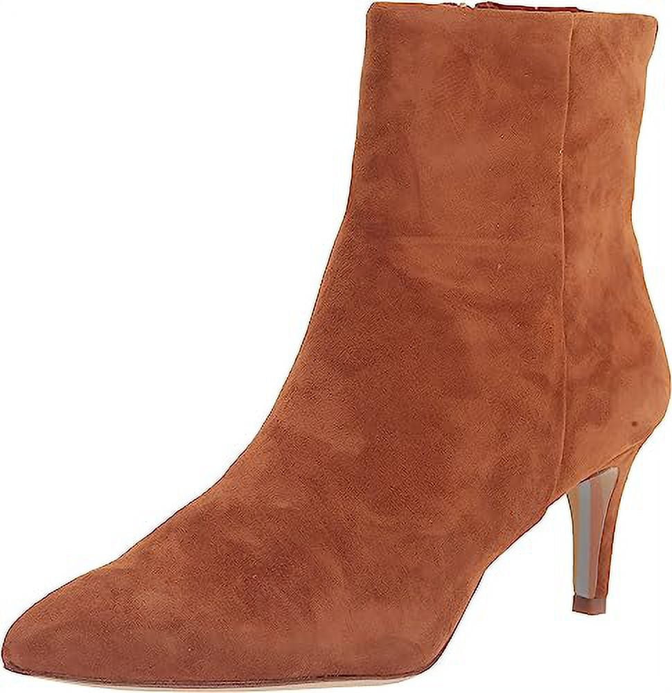 Sam Edelman Ulissa Frontier Brown Pointed Toe Kitten Heel Bootie Ankle ...
