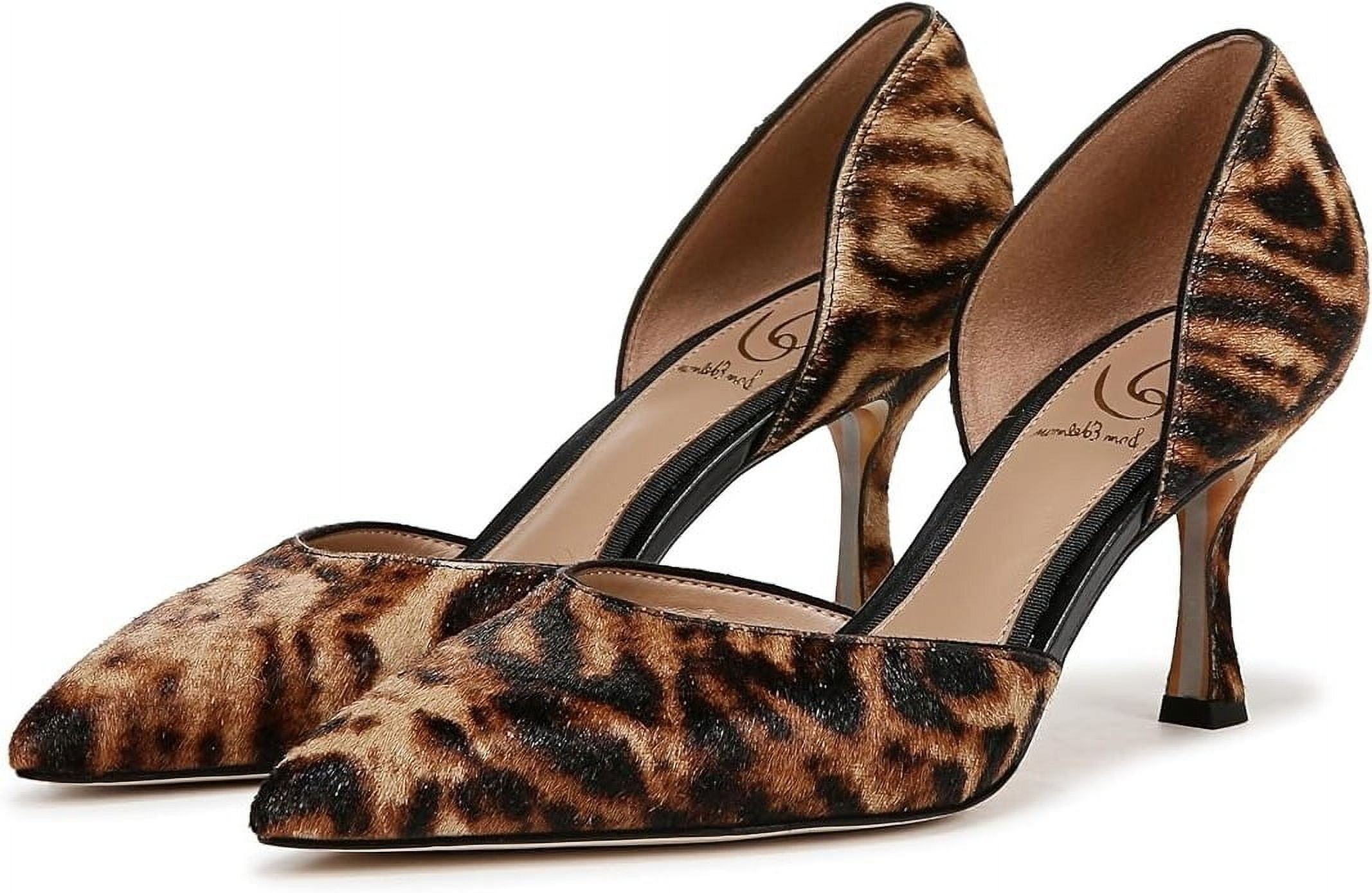 Sam Edelman Victoria Tiger Brown Multi Slip On Pointed Toe Stiletto ...