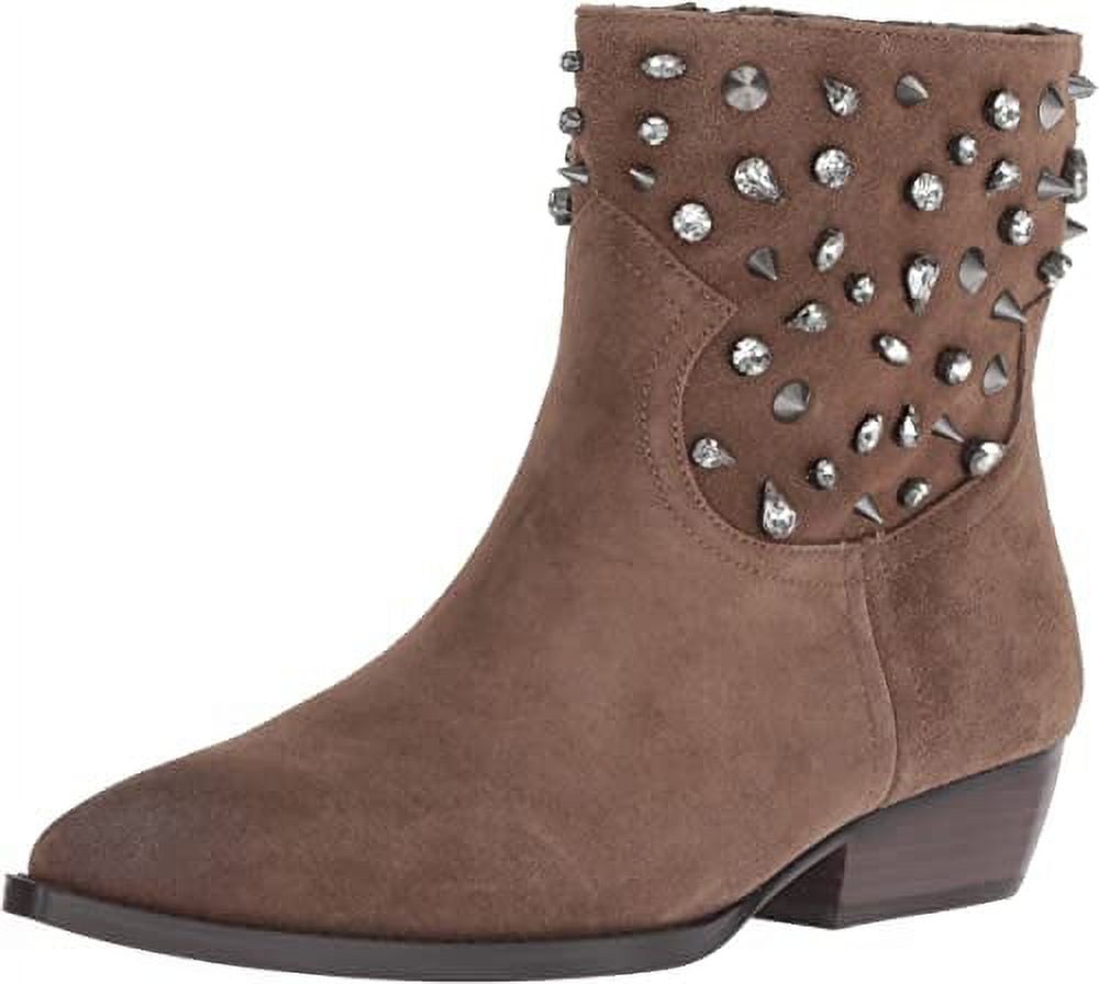 Sam Edelman Women's Avril Fashion Boot, Dark Taupe Suede, 9.5 M US ...