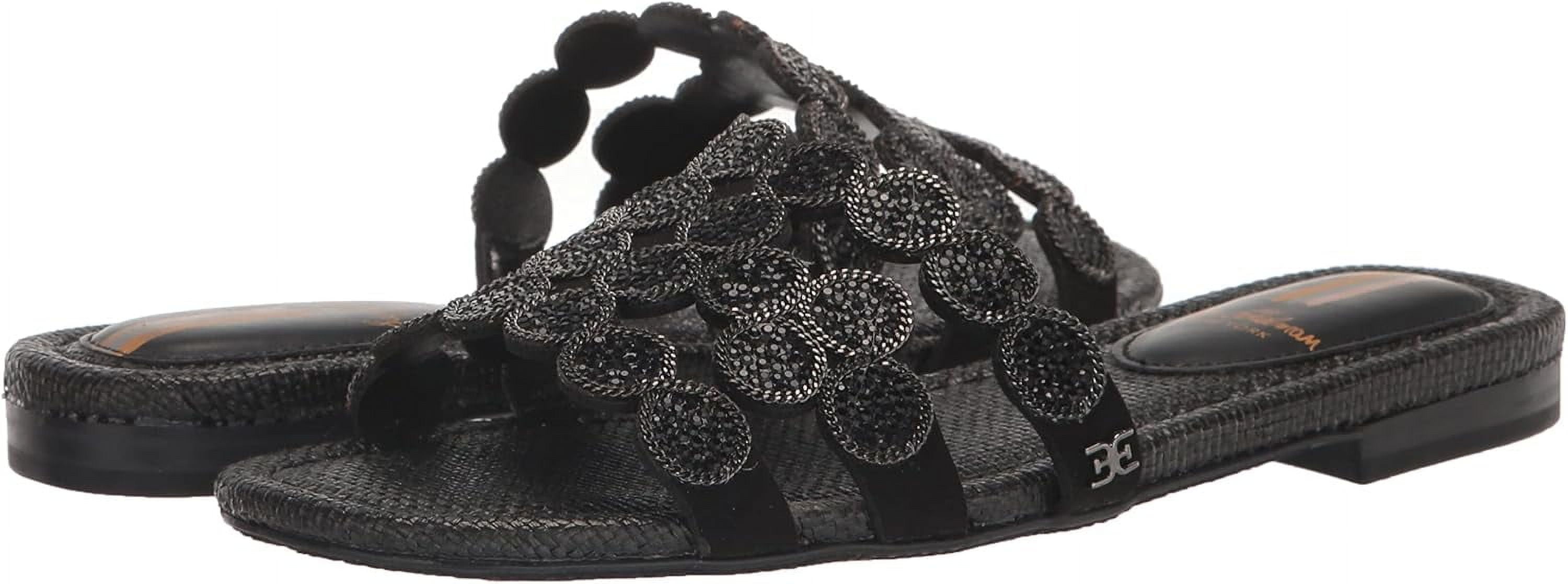 Sam Edelman Women's Bay Sandal Black Marche Embellishment 6M - Walmart.com