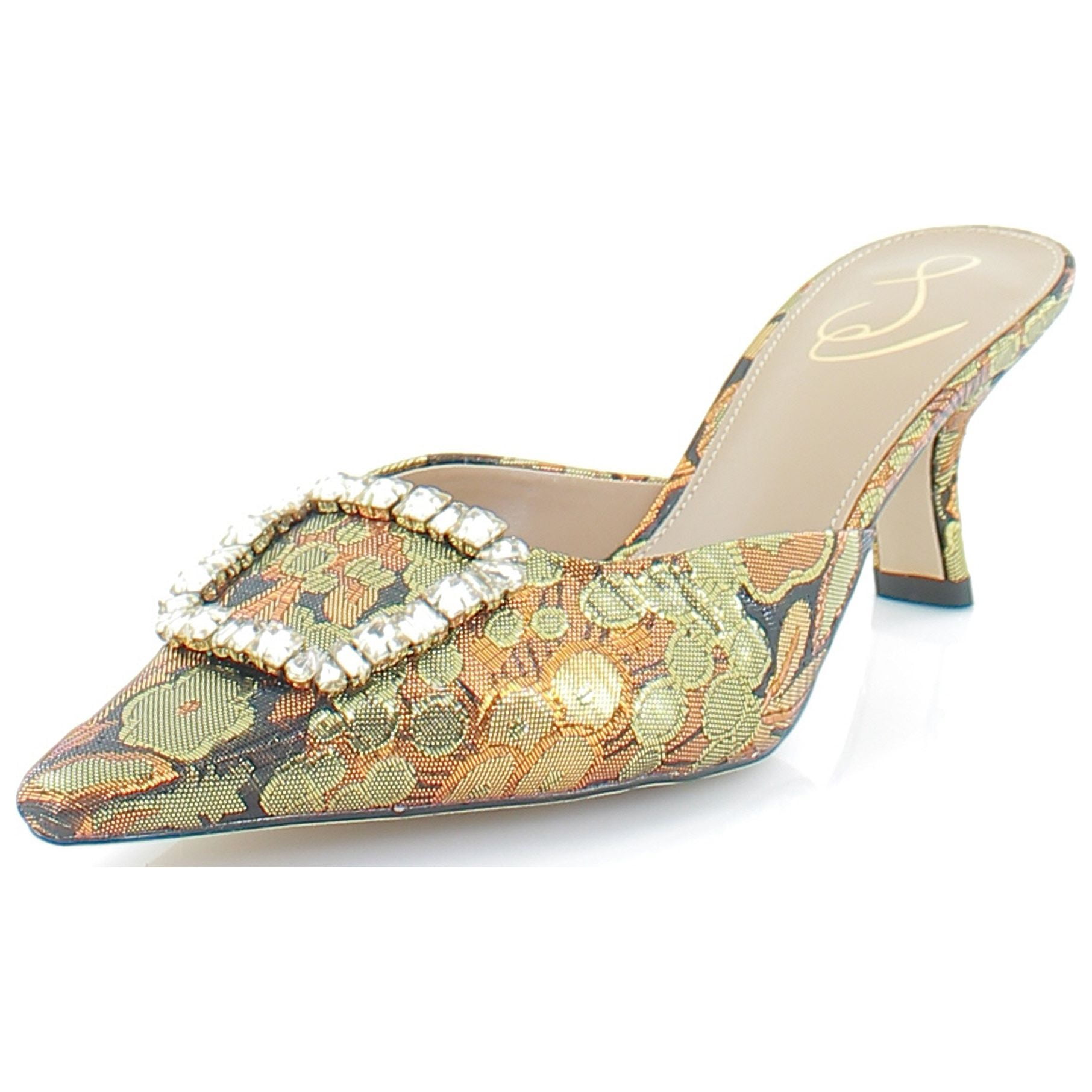 Sam Edelman Women's Brit Jewel Bronze Multi Heel 9M - Walmart.com