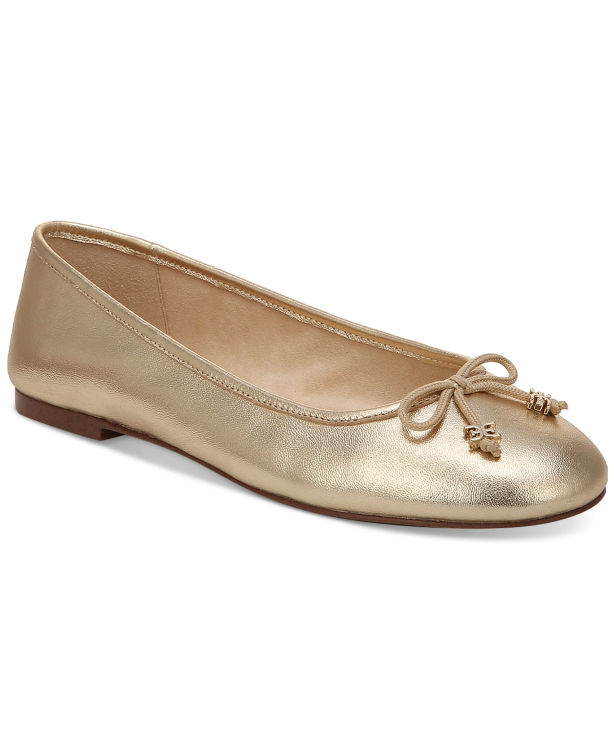 Sam Edelman Women's Felicia Luxe Ballet Flats Yellow Size 8.5 W ...