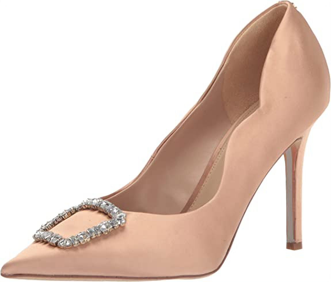 Sam Edelman Women's Harriett Rosa Blush Satin Pump 7.5M - Walmart.com