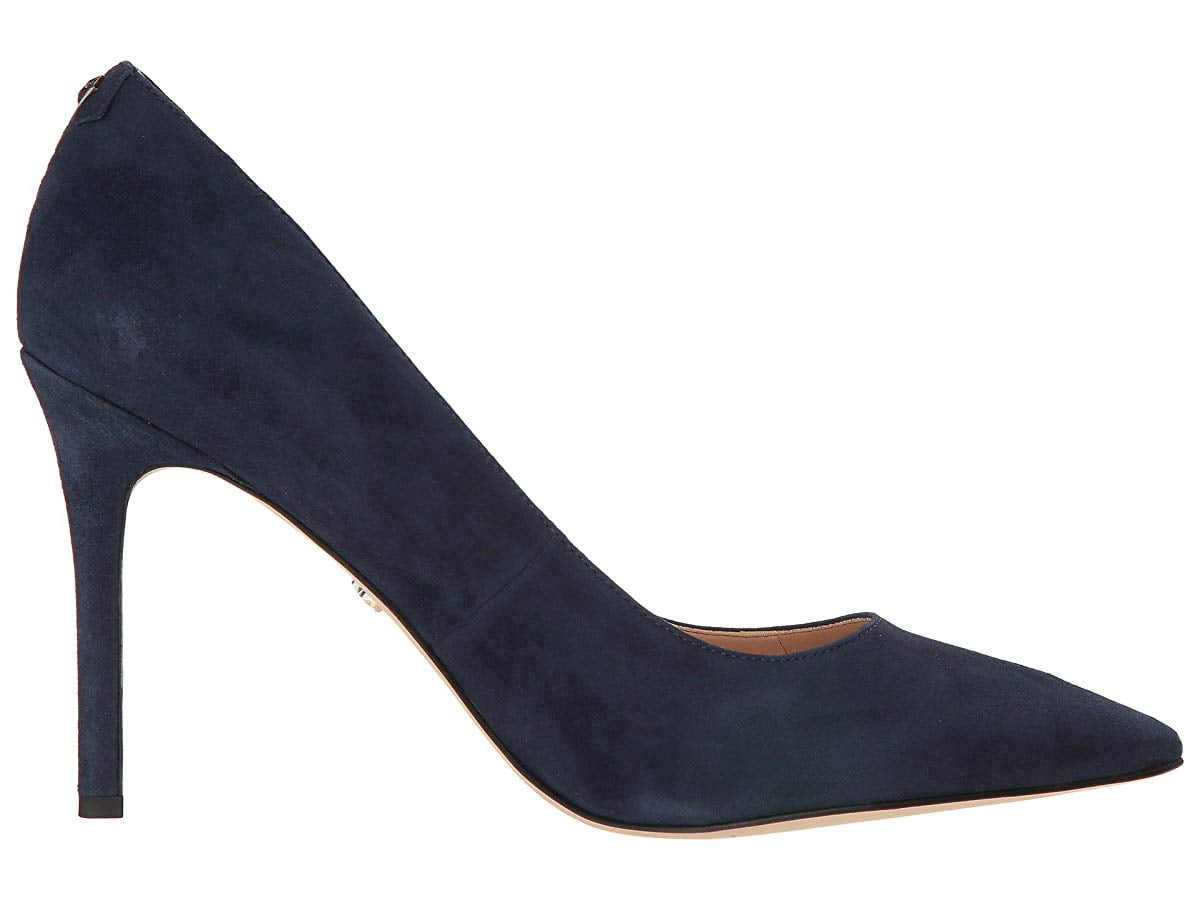 Sam Edelman Women's Hazel Navy Suede Pump 6.5W - Walmart.com