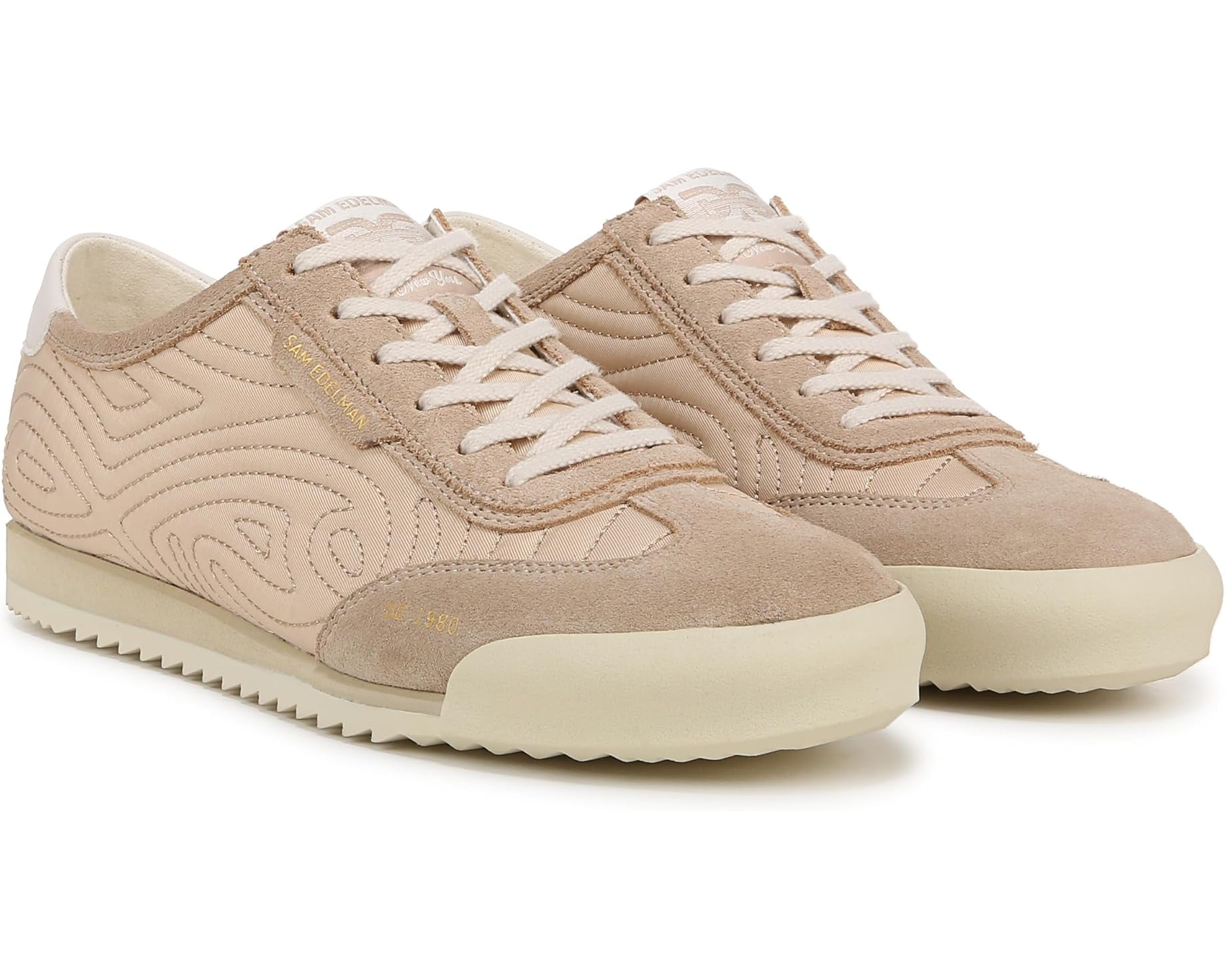 Sam Edelman Women's Isabel Lace Up Sneaker Tan/Oat 6M - Walmart.com