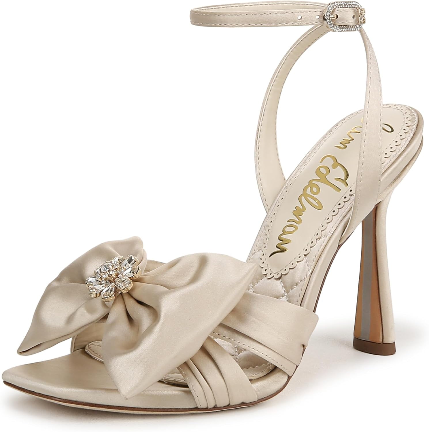 Sam Edelman Women's Lexi Stiletto Heel Sandal Modern Ivory 7M - Walmart.com