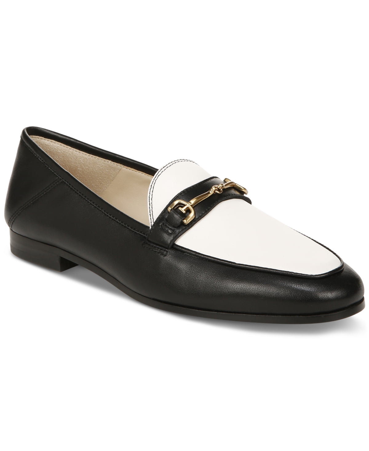 Sam Edelman Women's Loraine Black/Bright White Spectator Loafer 10M ...