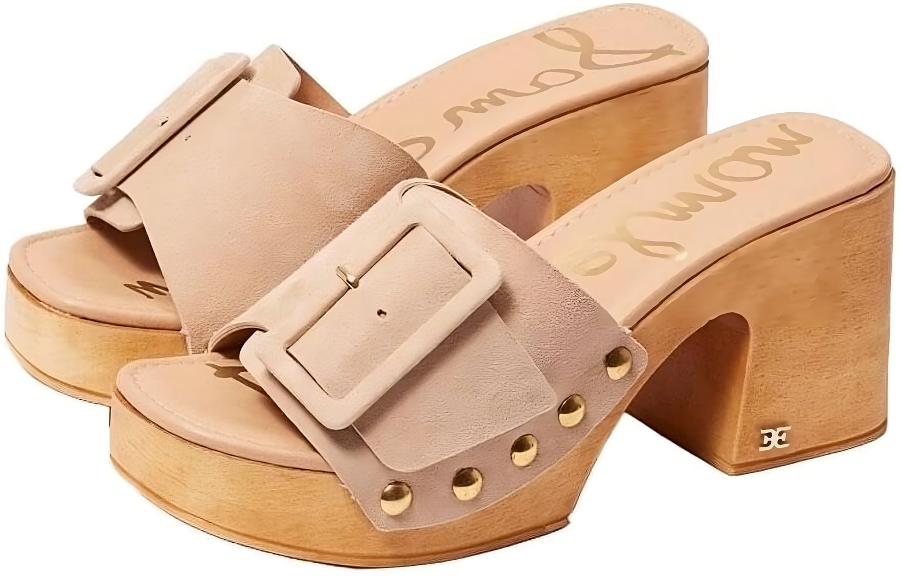Sam Edelman Women's Marcia Slip On Clogs Serenity Beige 9M - Walmart.com