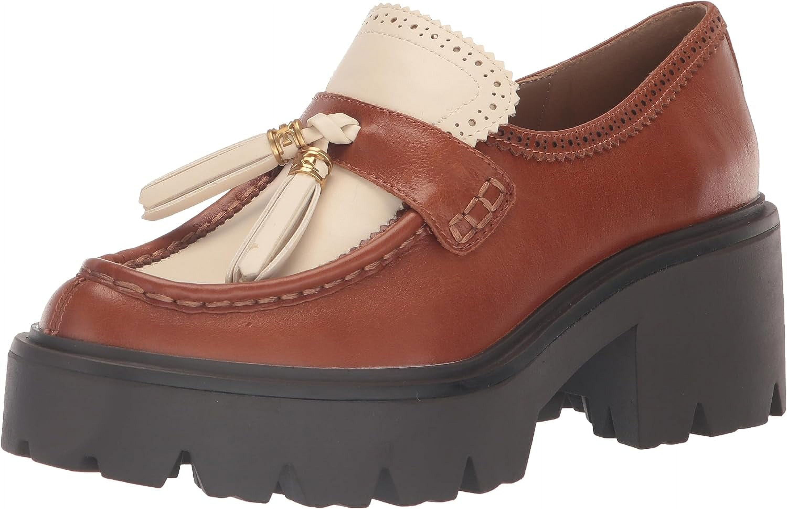 Sam Edelman Women's Meela Loafer Luxe Cognac/Modern Ivory 11M - Walmart.com