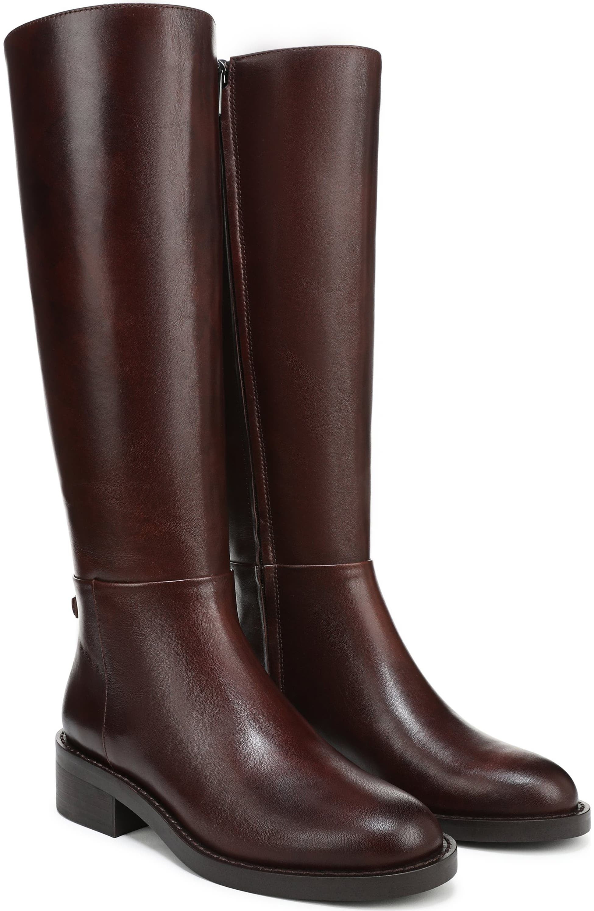Sam Edelman Women's Milla Knee High Boot Dark Brown Wide Calf 8.5M - Walmart.com