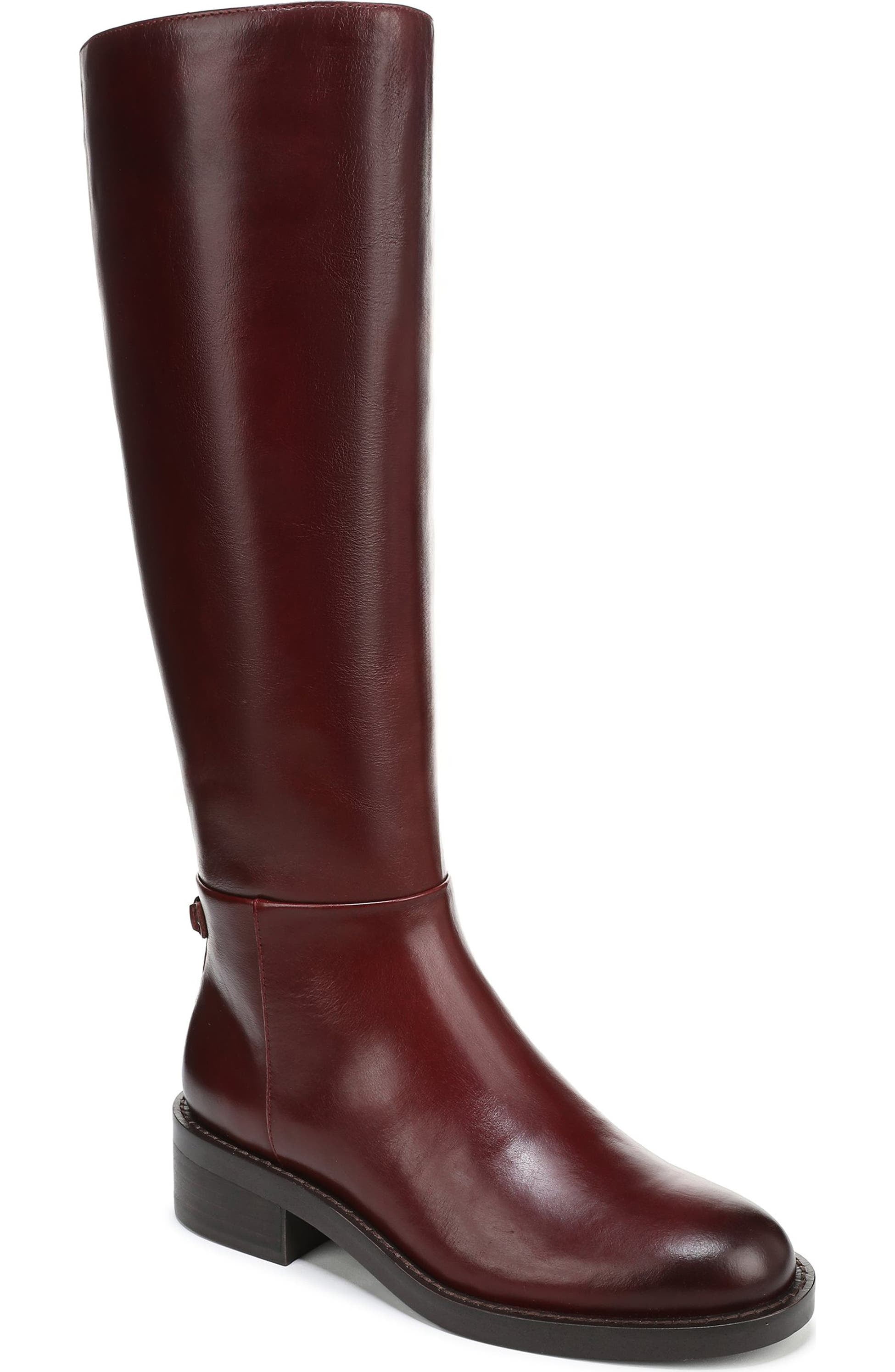 Sam Edelman Women's Milla Knee High Boot French Burgundy 7M - Walmart.com