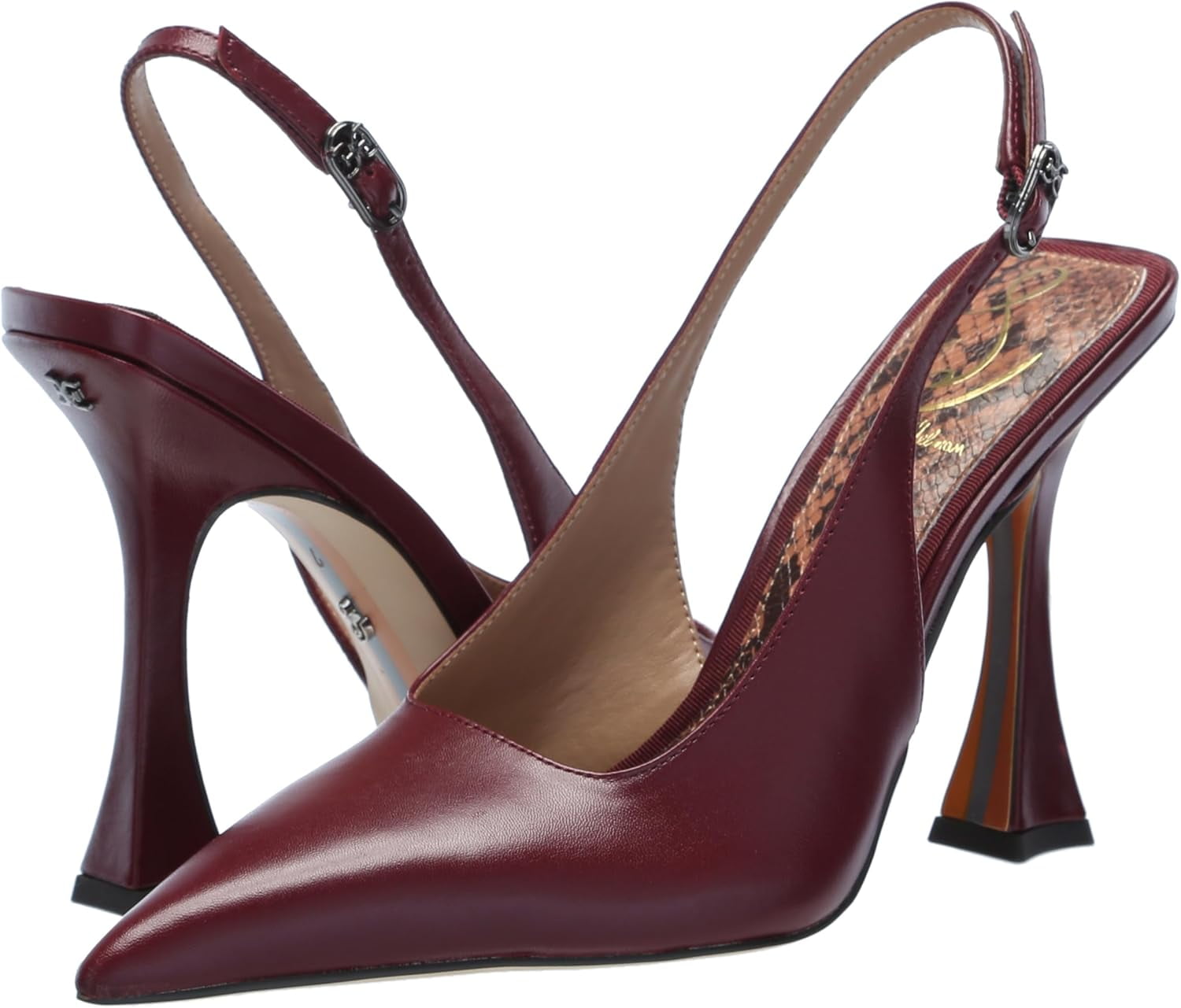 Sam Edelman Women's Odette Slingback Pump Chianti 8.5M - Walmart.com